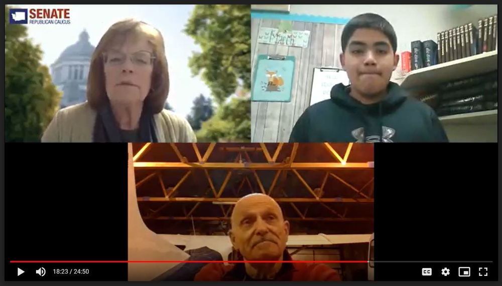 Students interview Senator Warnick and Representative Dent | Walter ...